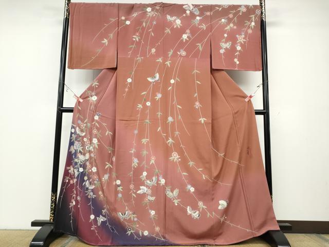 平和屋着物○伝統工芸士 京友禅染色作家 田家鬼彩 訪問着