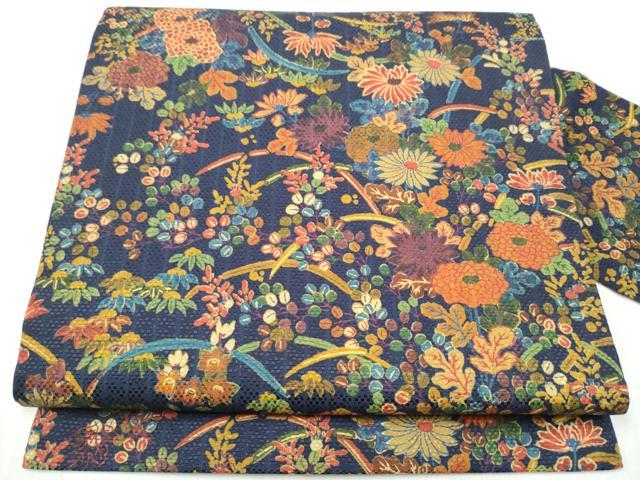 平和屋着物○初代 染人・山岡古都 首里琉染 全通柄 九