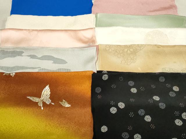 平和屋着物☆和装小物 帯揚げ10枚セット 正絹 逸品 DAAV2498xg 和装