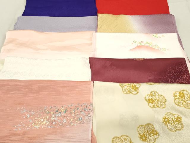 平和屋着物☆和装小物 上質な帯揚げ 10枚セット 逸品 DAAM7775qa