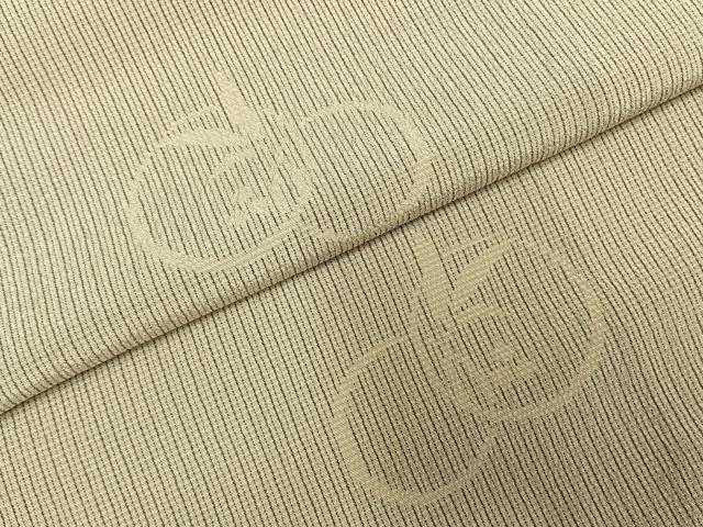 平和屋着物○本塩沢 南天丸文 正絹 逸品 AABE5491fy