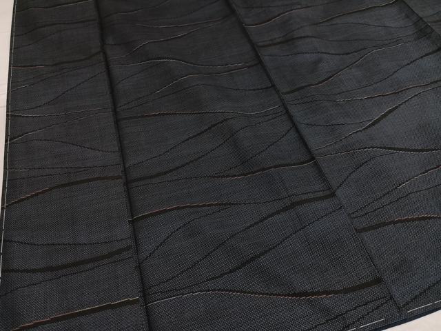 平和屋着物○本場大島紬 カタス7マルキ 霞文 正絹 逸品 未使用 AABE6940ph