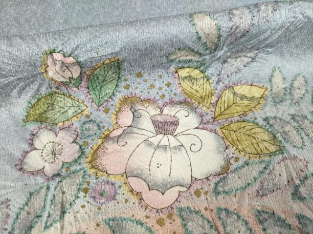 平和屋着物○吉乃一廉 幻の辻が花 訪問着 絞り 舞花文 暈