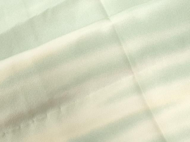 平和屋着物○長襦袢 無双仕立て 霞文 暈し染め 正絹 逸品 CABA6385yc