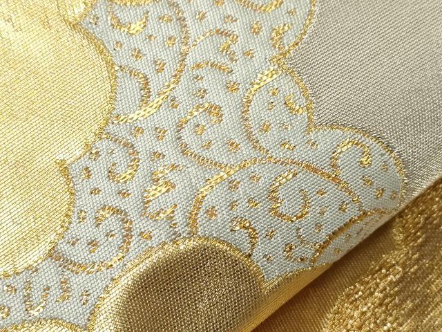 平和屋着物○ジャパンオートクチュール 渡辺雪三郎 六通柄袋帯 雲重ね文