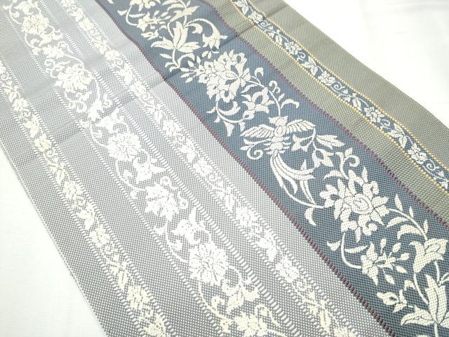 平和屋着物○博多織人 黒木織物 本場筑前博多帯 八寸名古屋帯