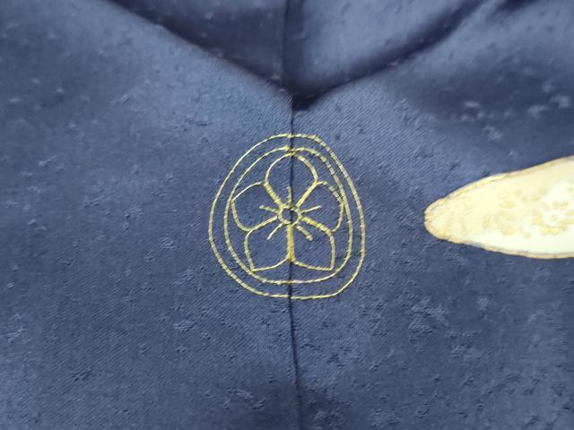 平和屋着物○訪問着 駒刺繍 吉祥花丸文 金彩 ゑり善扱い 正絹