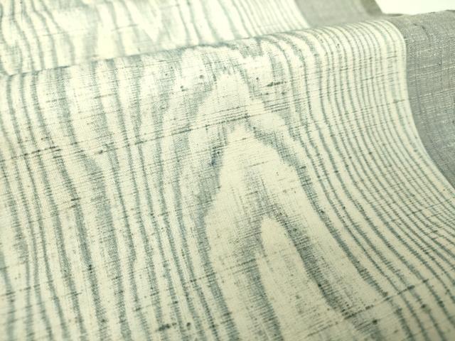 平和屋着物○東京友禅 熊谷好博子 九寸名古屋帯 紬地 木目