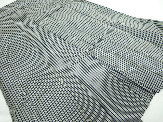 平和屋着物●男性　馬乗り袴　縞　正絹　逸品　DAAZ7778ud 平和屋着物○男性 馬乗り袴 縞 正絹 逸品 DAAZ7777ud