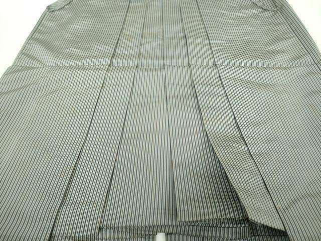平和屋着物●男性　馬乗袴　縞　正絹　逸品　DABA1568ps 平和屋着物○男性 馬乗袴 縞 正絹 逸品 DABA1568ps