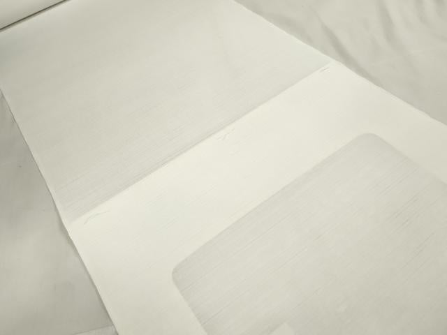 平和屋着物＊夏物 長襦袢 反物 着尺 絽ちぢみ 生成り色 セオ・アルファ