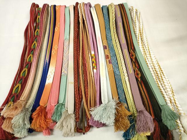 平和屋着物○和装小物 帯締め20本セット 高麗組 笹浪組 奈良