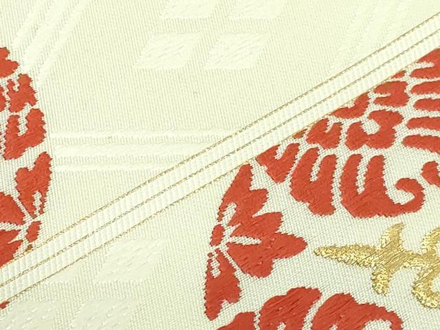 平和屋本店○極上 俵屋 人間国宝 喜多川平朗 有職織物 六通柄